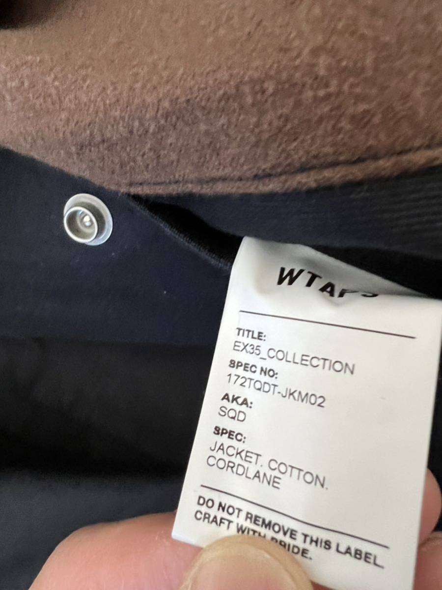wtaps 17AW SQD JACKET. COTTON. CORDLANE サイズM NAVY ネイビー(ジャンパー、ブルゾン)｜売買されたオークション情報、yahooの商品情報を ...