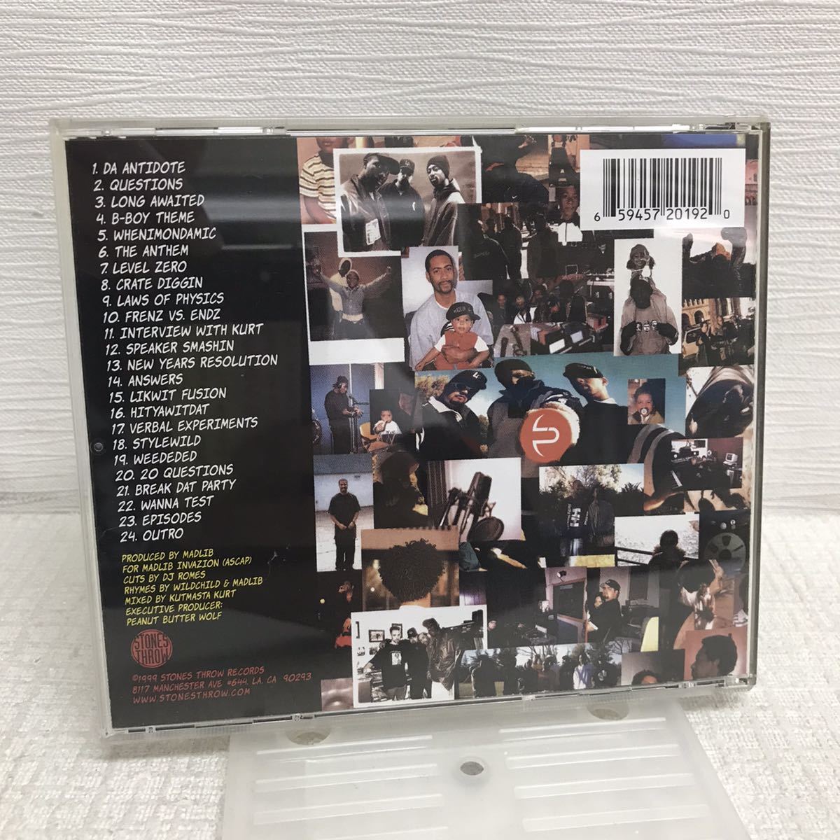 KY0209A LOOTPACK ルートパック Soundpieces:Da Antidote CD 輸入盤 RAP ラップ HIPHOP ヒップホップ STONES THROW MADLIB ...