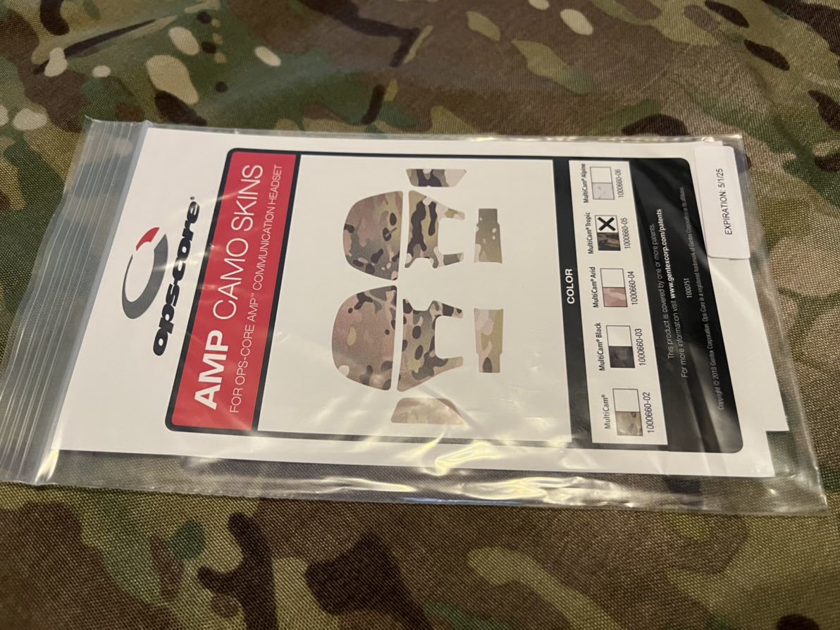OPS CORE AMP CAMO SKIN SET MCTP ferro crye lbt gbrs 米軍(その他)｜売買されたオークション ...