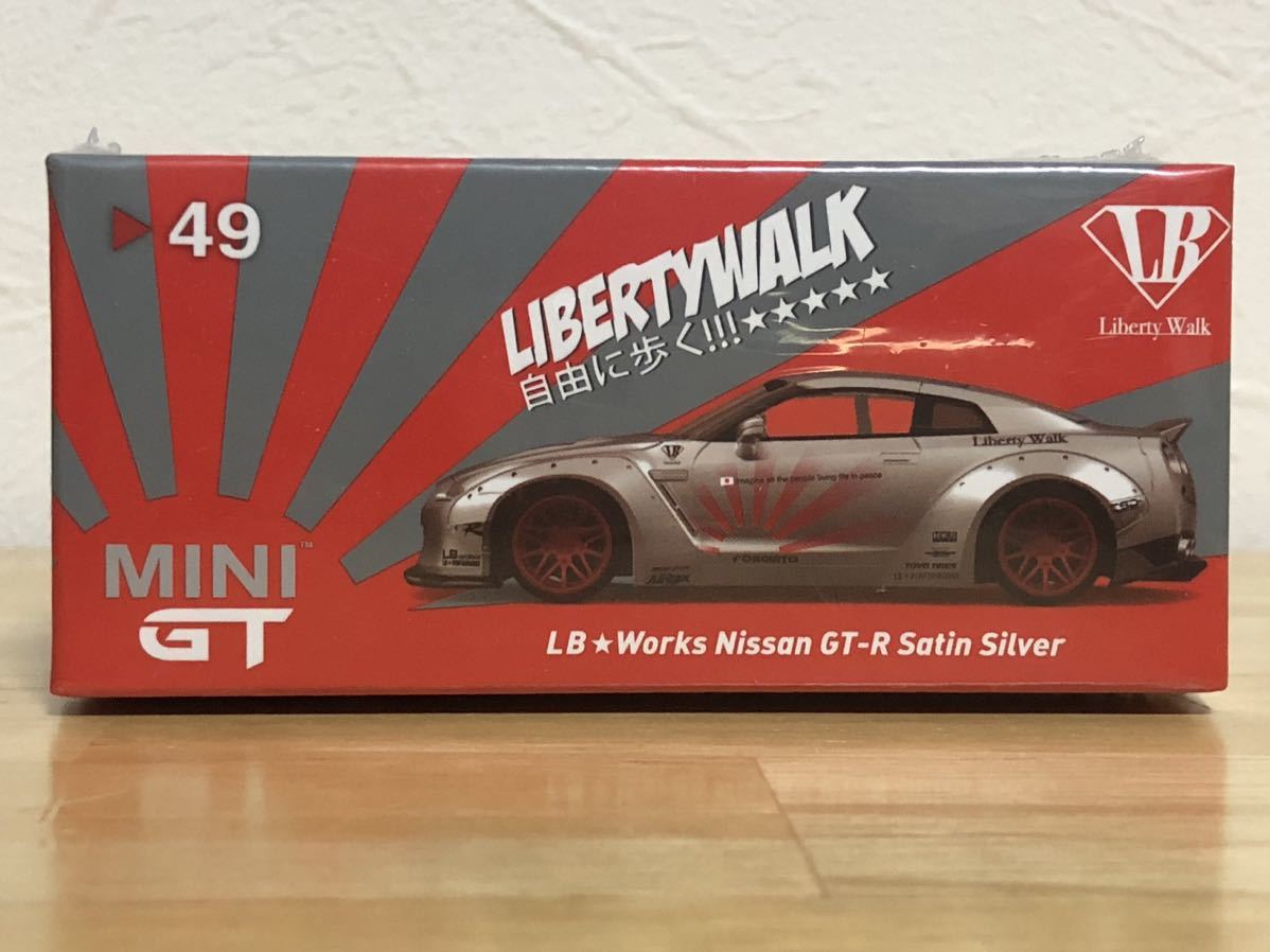 MINI GT 49 LB Worksリバティーウォーク GT-R R35 サテンシルバー 左ハンドル(乗用車)｜売買されたオークション情報 ...