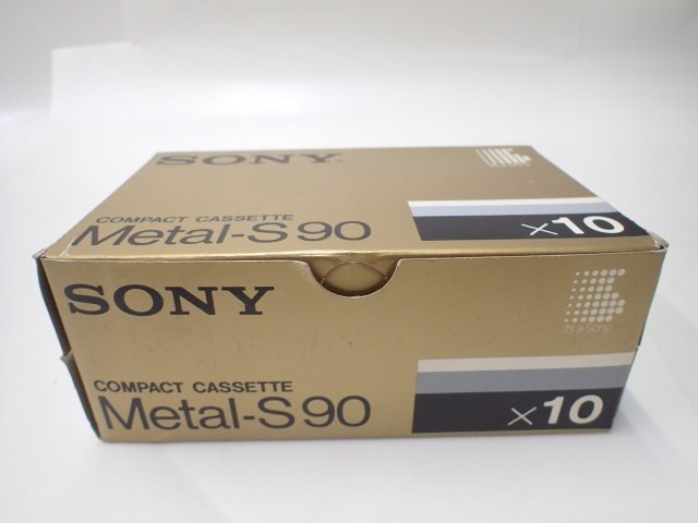 SONY Metal-S90 Metal TYPE IV Bias 70μs EQ 1パック 10本入り ソニー 往復90分 メタル カセット ...
