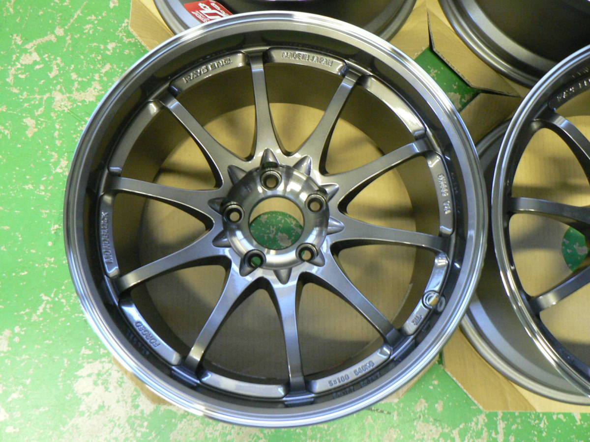 8 CE28SL 18-10.5J+15 PCD114.3 5穴 RAYS TE37 ZE40 NISMO ニスモ GTR BCNR33 ...