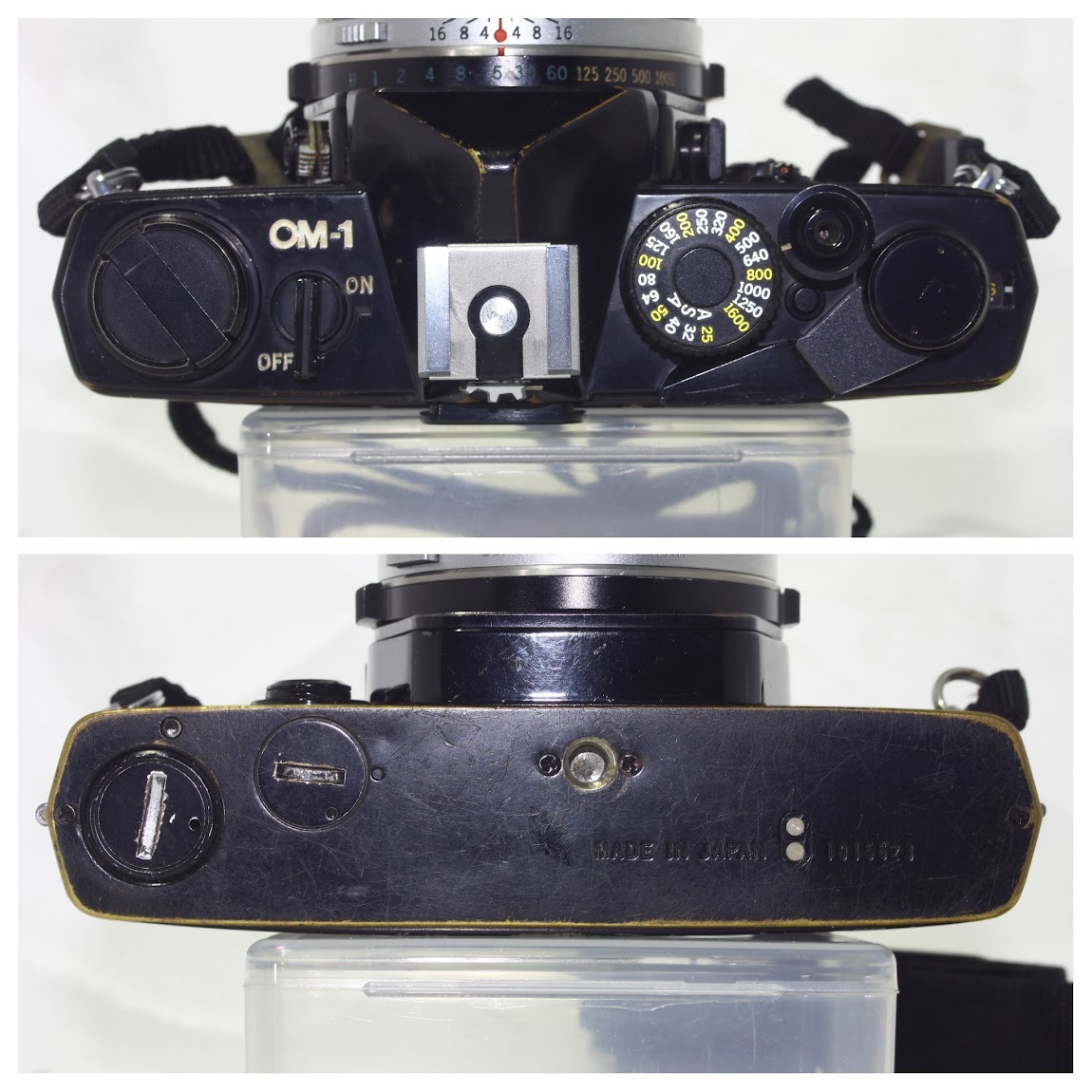 A773 良品/レンズ2本 OLYMPUS オリンパス OM-1MD モータードライブ接点あり / F.ZUIKO AUTO-S 50mm F1.8 / G.ZUIKO AUTO-W 28mm ...