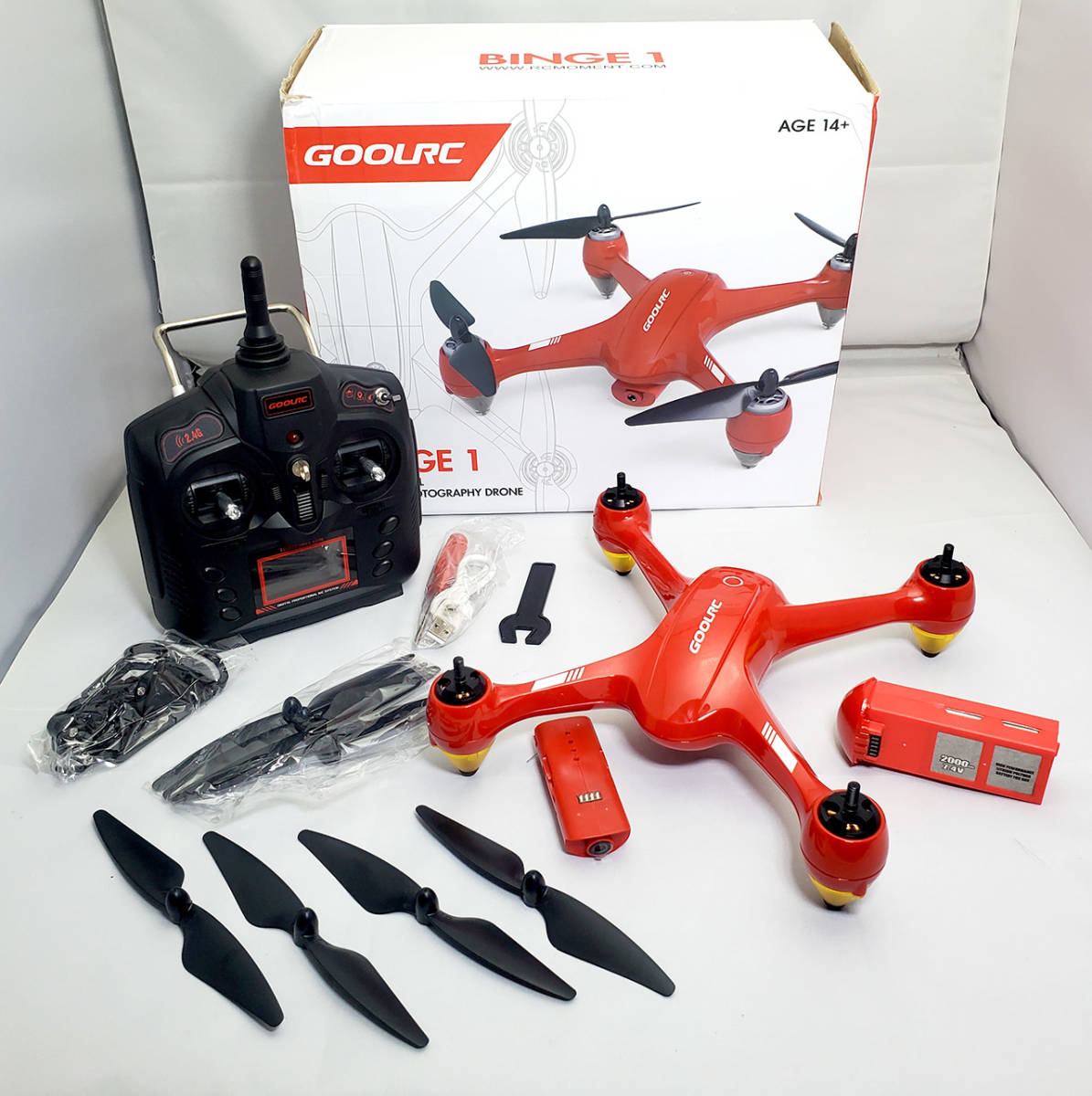 1000円スタート ほぼ GoolRC Binge 1 ドローン 5g Wi-Fi Fpv GPS ブラシレス Drone 1080pカメラ ...
