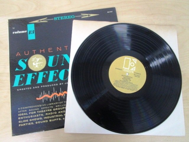 F865 レコード AUTHENTIC SOUND EFFECTS VOL.13 / JAC HOLZMAN EKS-7263 ELEKTRA ...