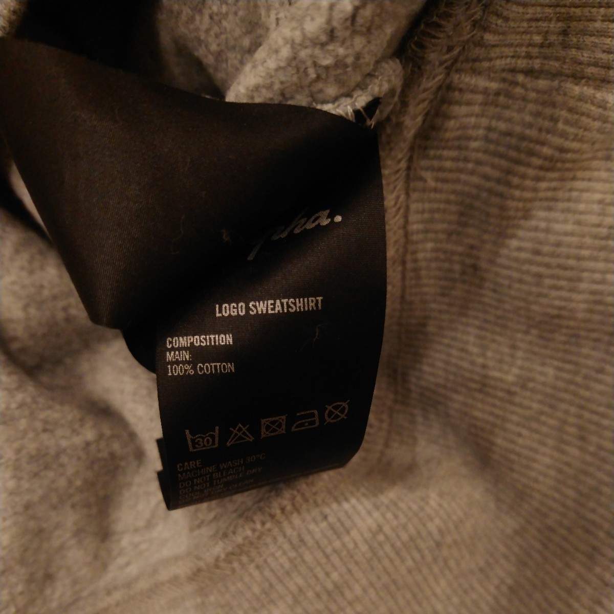 RAPHA LOGO SWEAT SHIRT Mサイズ ラファ ロゴ スウェットシャツ 街乗り 通勤 ポタリング などに サイクルウェア(M ...