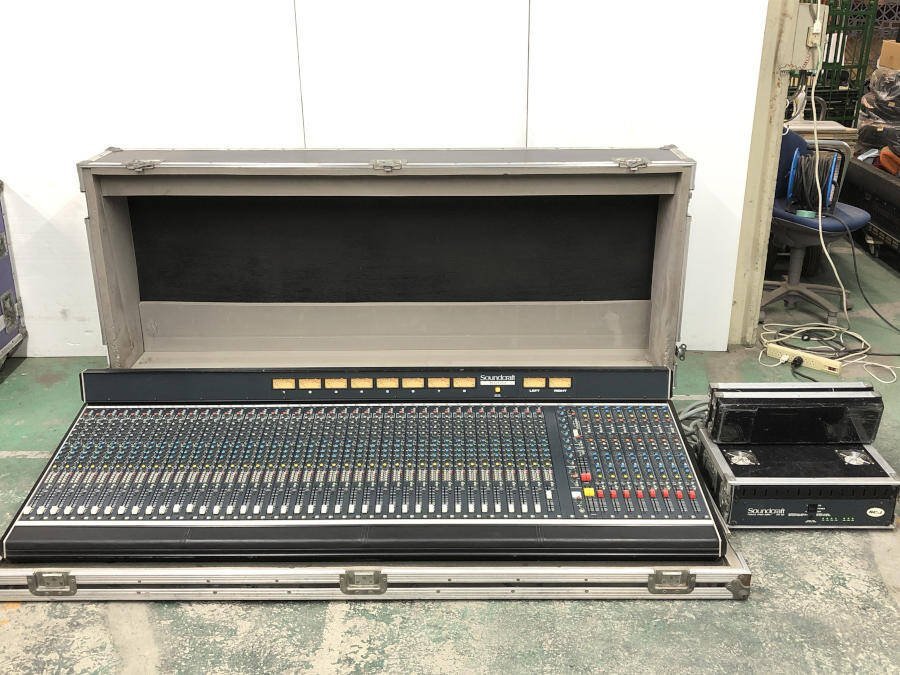 Soundcraft S8000 サウンドクラフト ミキサー パワーサプライ/DC電源ケーブル/AC電源/本体ケース/パワーサプライケース付属 ...