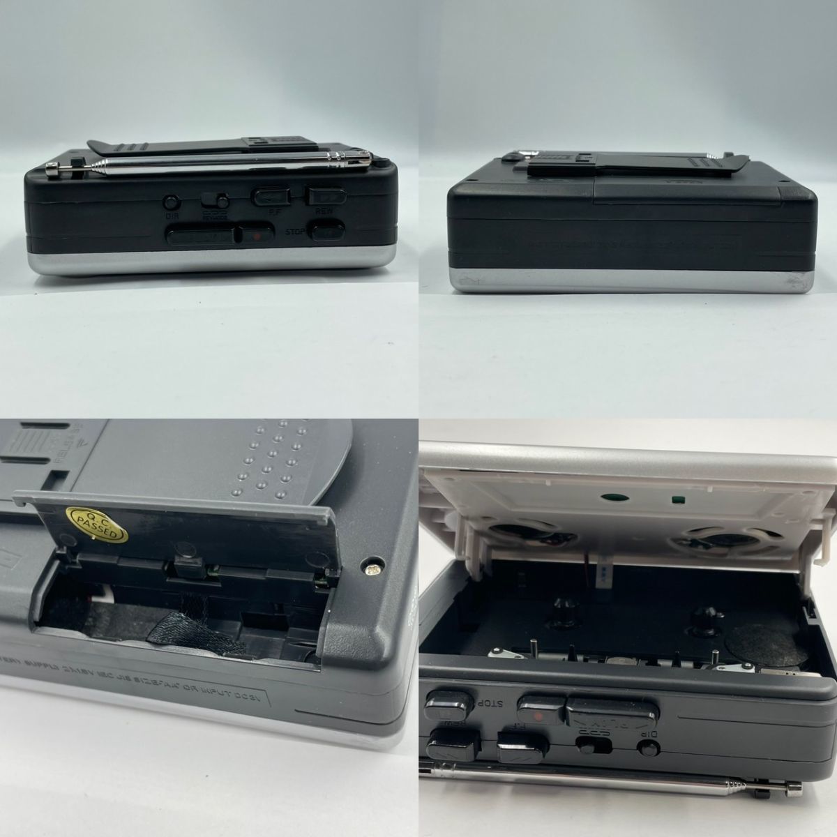 Y119-I34-3468 Pnasonic パナソニック RF-U46 FM AM コンパクトラジオ ZETTO ジェット テープレコーダー ...
