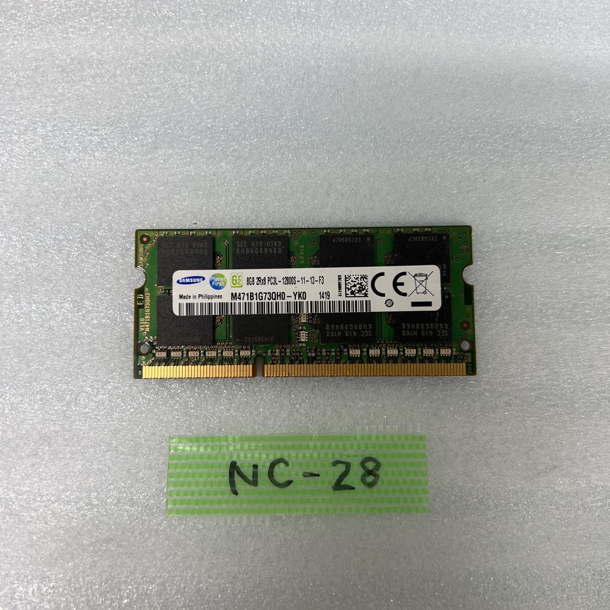NC-28 激安 ノートPC メモリ SAMSUNG 8GB PC3L 12800 同梱可能(8GB)｜売買されたオークション情報、yahoo ...