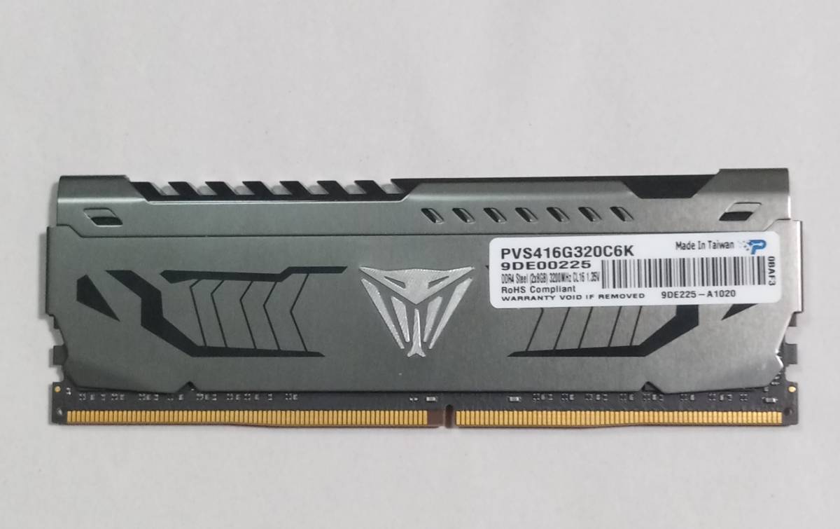 M885-1 Patriot Viper Steel DDR4-3200 8GB×1枚 PC4-25600 デスクトップPC用 non-ECC ...
