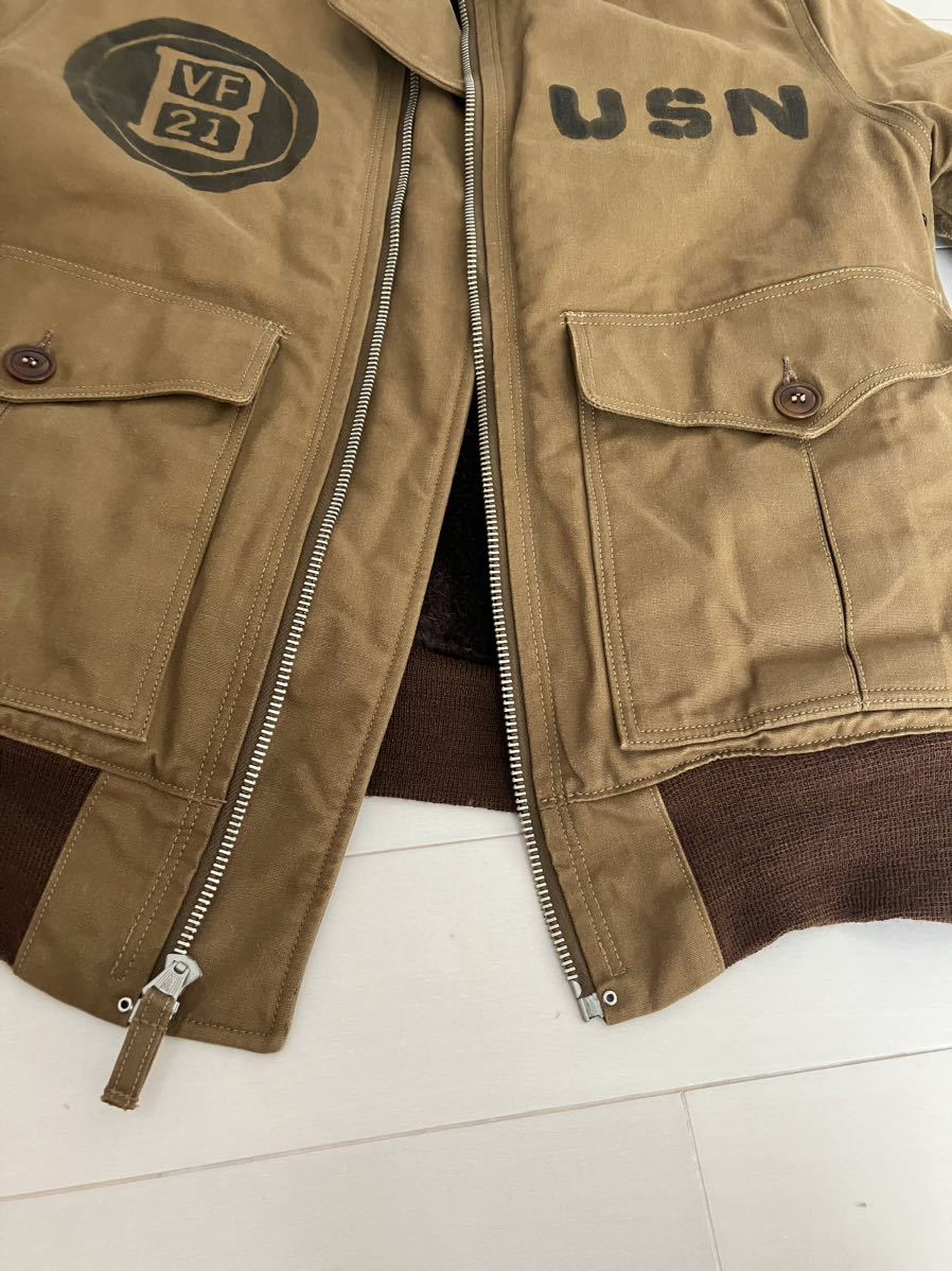 フリーホイーラーズ サイズ40 1930s CIVILIAN MILITARY STYLE CLOTHING NAVY FLYING ...