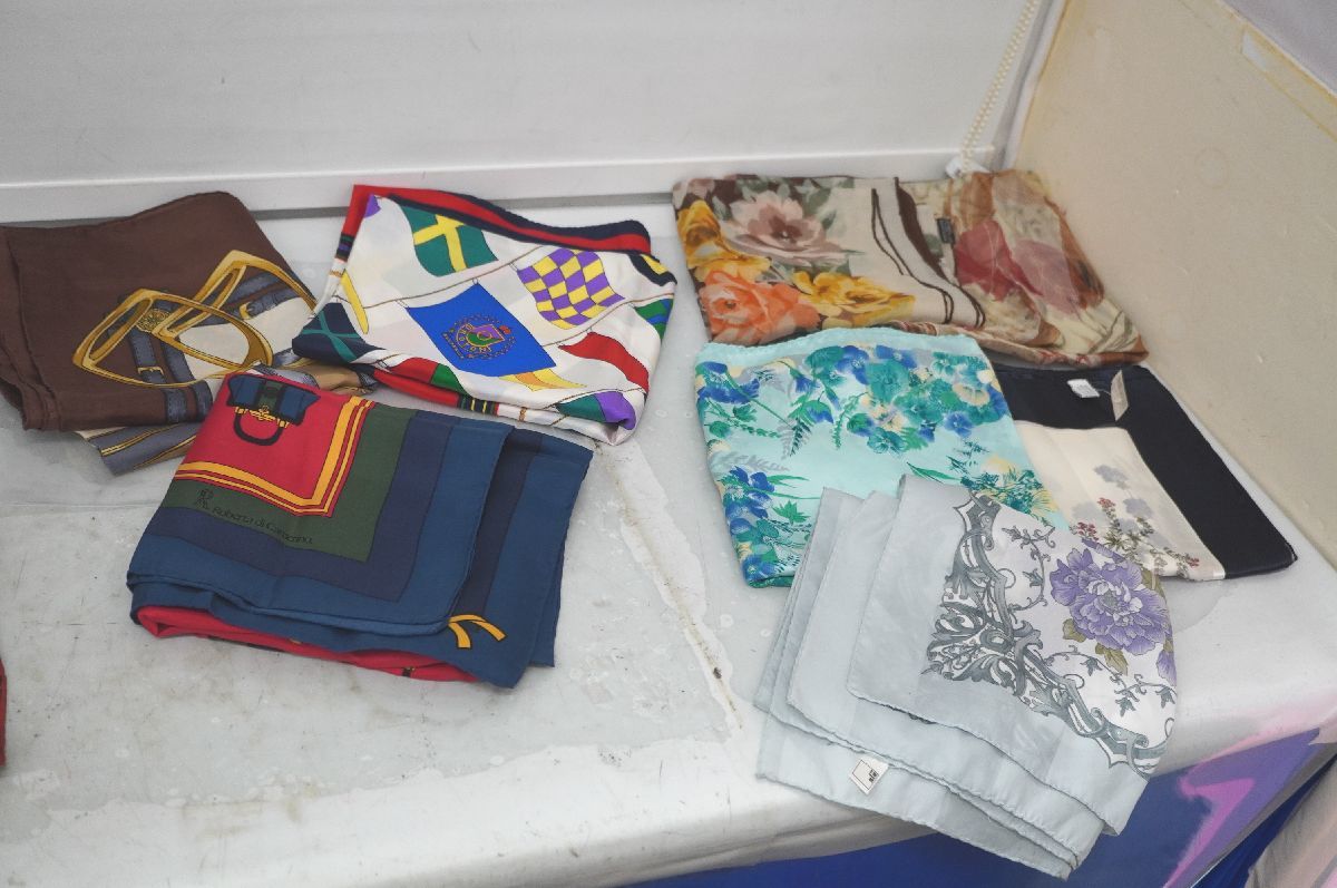 4-11 Scarf スカーフ まとめ ELLE / LANVIN / MOONBAT / pierre cardin / ROBERTA / valentino garavani ...