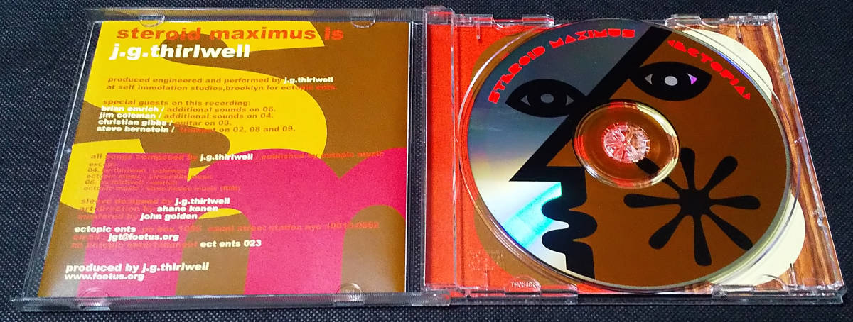 Steroid Maximus - Ectopia UK盤 CD Ipecac Recordings - IPC 28 フィータス 2002年 ...