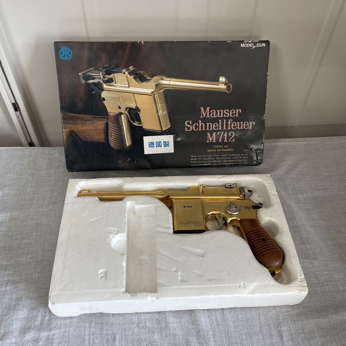 動作未確認 マルシン モーゼルM712 Marushin Mauser Schnellfeuer M712 徳國製 モデルガン(モデルガン ...
