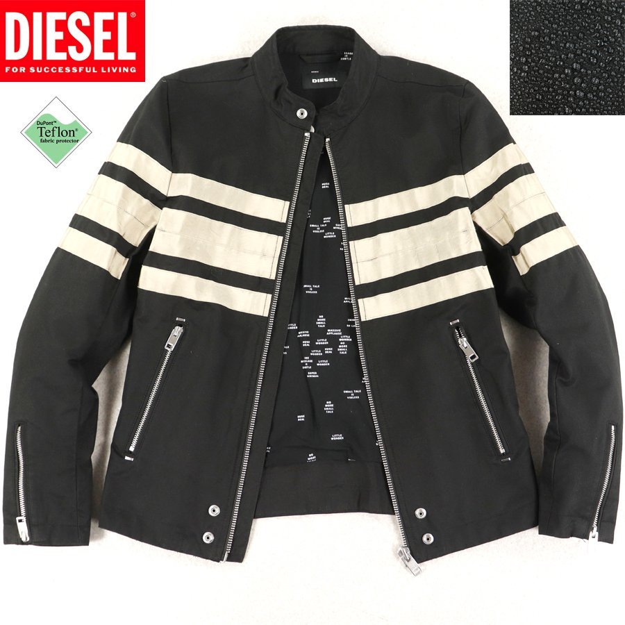 相場価格￥35 600- DIESEL ディーゼル Teflon テフロン加工 シングルライダースジャケット ブラック 黒 S JP:M ブルゾン(ジャンパー、ブルゾン)｜売買された ...
