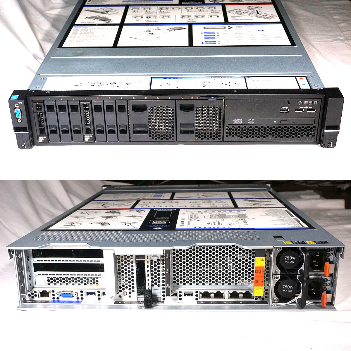 定価109万円 GPU搭載可 Lenovo IBM 高性能サーバー System x3650 M5 Xeon E5-2670 V3 16GB ...