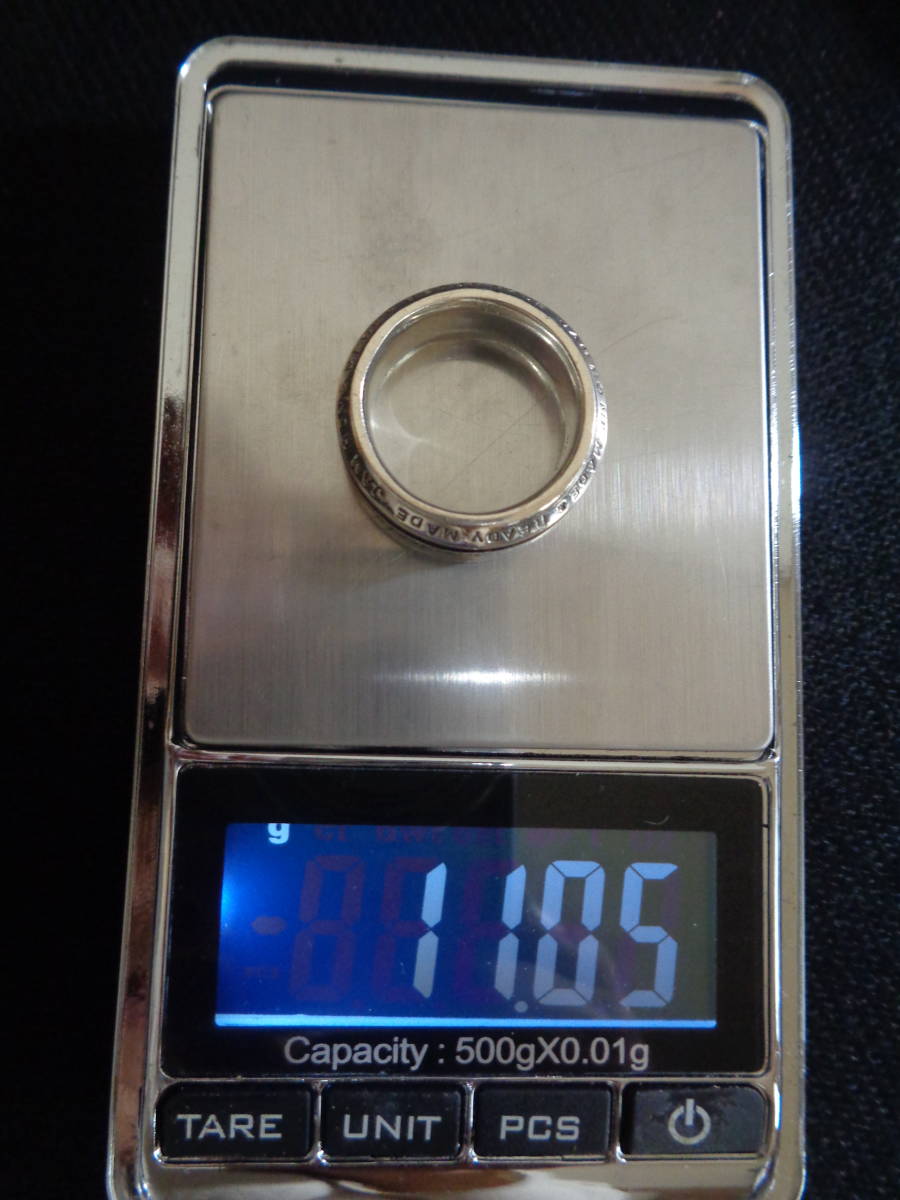 100円 JAM HOME MADE ジャム ホームメイド JAM SILVER 刻印 シルバーアクセサリー メンズリング 指輪 14号相当 ...