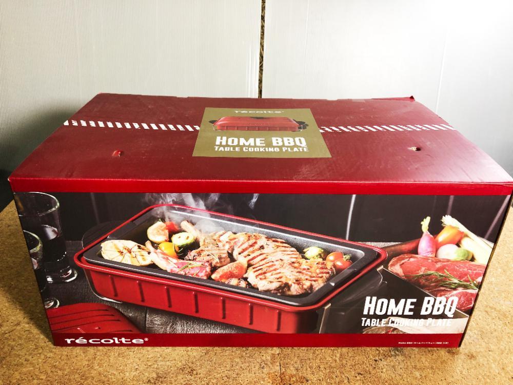 recolte レコルト Home BBQ ホームバーベキュー レッド ホットプレート RBQ-1 R BNV1(ホットプレート)｜売買された ...
