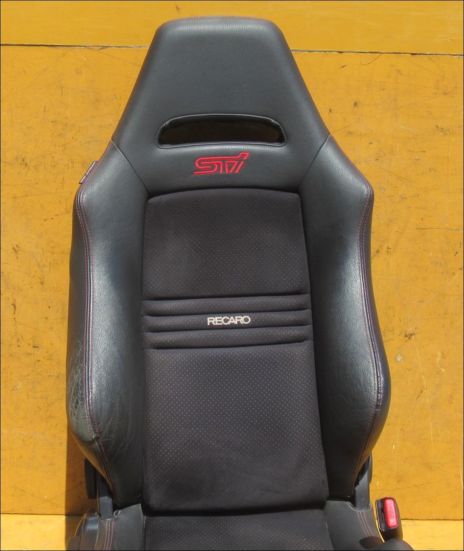 【GTNET大阪店】インプレッサWRX sti GRB/GRF型 運転席用 純正OP RECAROシート STIロゴ付き｜シート