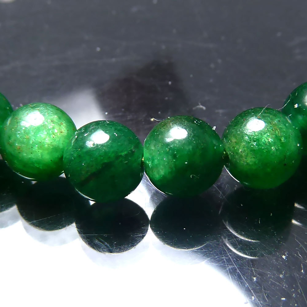 国内入手困難 天然石 euchlorite kmate ユークロライト ユークロリン 6mm. ブレスレット 硫酸塩鉱物 euc06001 ...