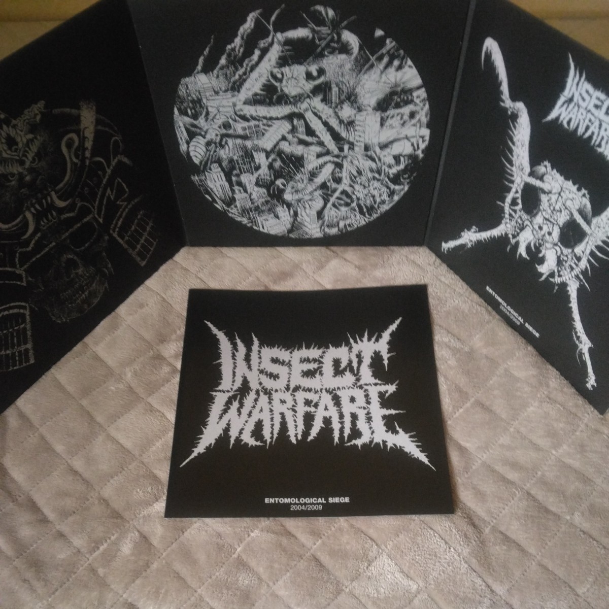 激レア INSECT WARFARE ENTOMOLOGICAL SIEGE 3LP F.O.A.D. RECORDS US グラインド 音源集 napalm death assuck ...