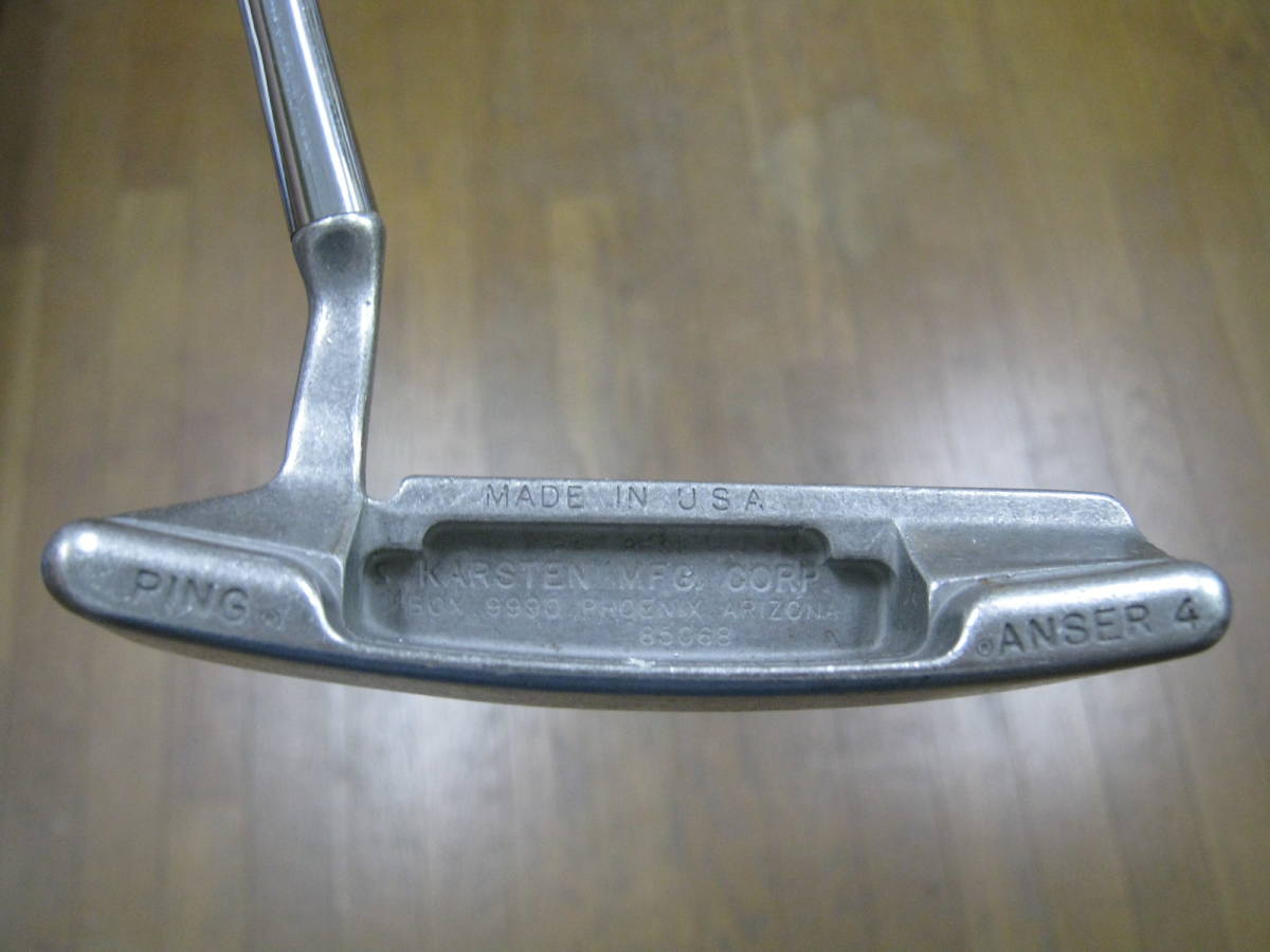 Y PING ANSWER4 ピンアンサー4 パター ステンレスヘッド PING オリジナル スチールシャフト(PING)｜売買されたオークション情報、yahooの商品情報をアーカイブ公開 ...