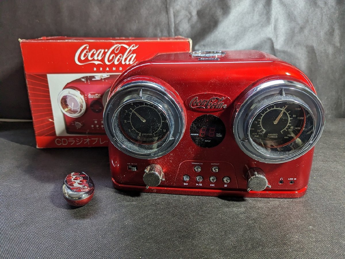 M335/当時物 Coca Cola コカ コーラ CDラジオプレイヤー AM/FMラジオ CD-3 /1円(コカ・コーラ)｜売買された ...