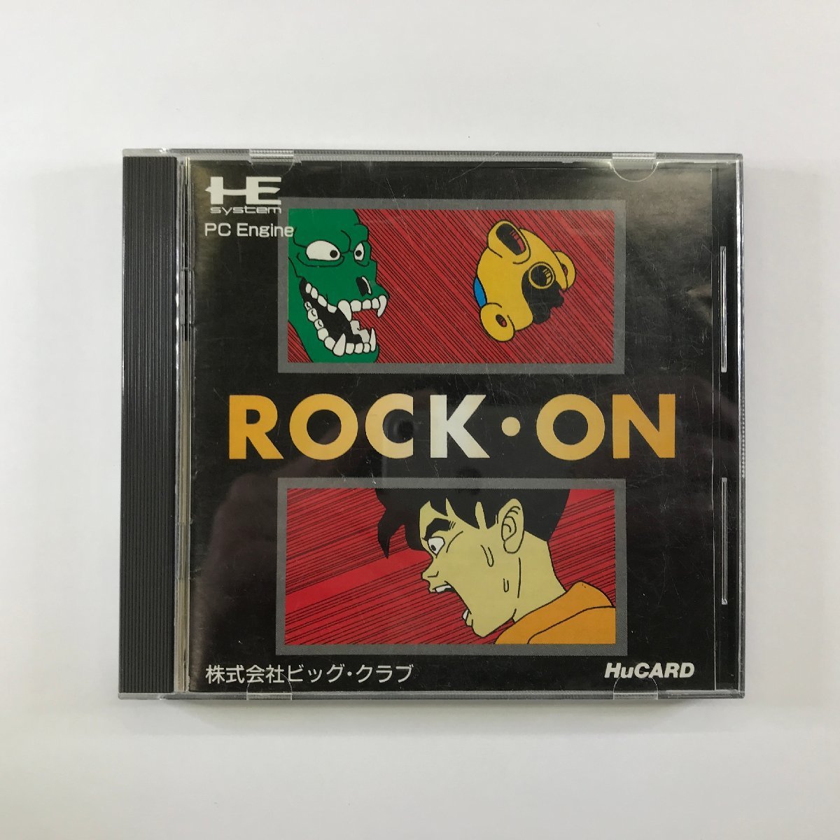 PC Engine PCエンジン PCE Huカード ROCK ON ロック オン ビッグ クラブ シューティング レトロ ゲームソフト ...