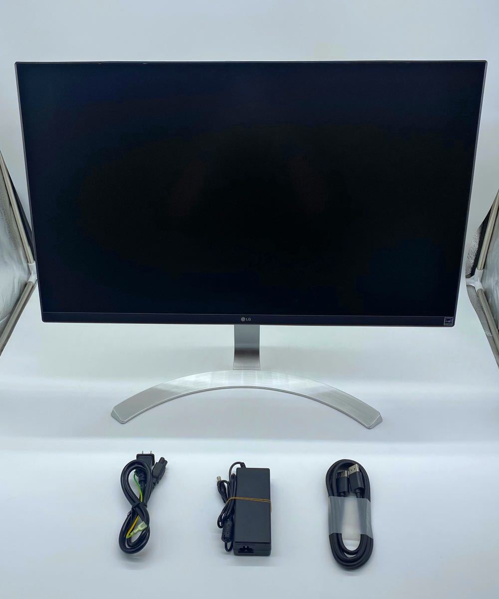LG 27UD88-W 27インチ ワイドモニター 4K IPS HDMI Displayport ホワイト 液晶ディスプレイ(24インチ ...