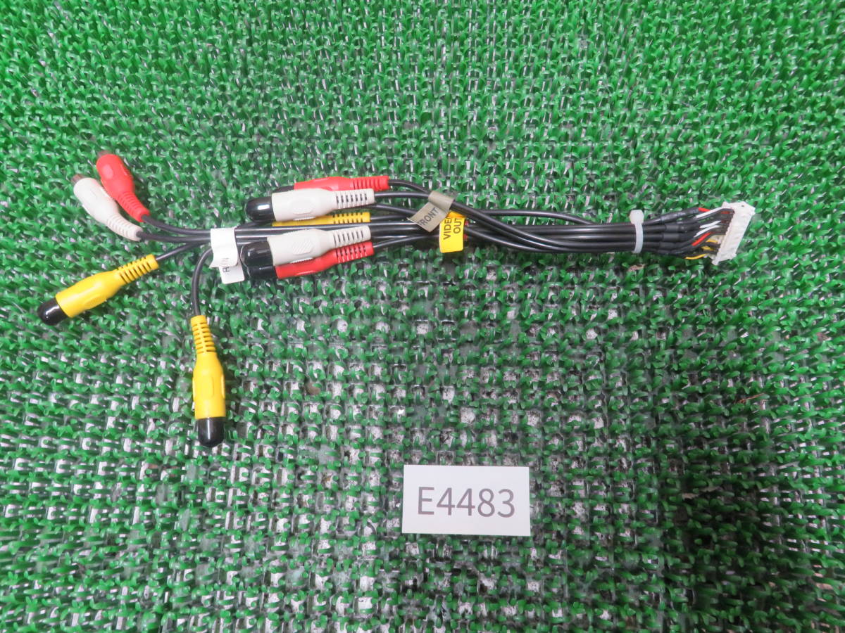 E4483 ケンウッド ナビ用 AV RCA 入出力ケーブル配線 MDV-X701 MDV-X701W MDVX711WM 24P(取り付け ...
