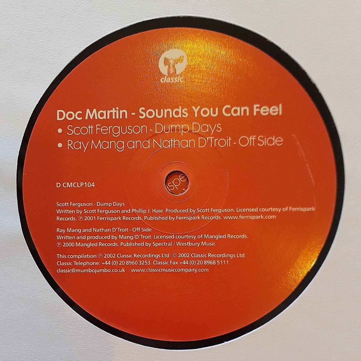 V.A. SOUNDS YOU CAN FEEL / COMPILED BY DOC MARTIN /12インチ X 3/SHATRAX ...
