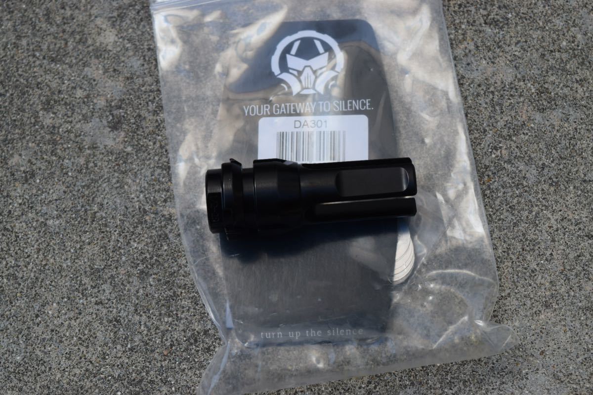 実物 . DEAD AIR ARMAMENT Flash hider DA301 1/2 x 28 5.56mm Daniel defense ...