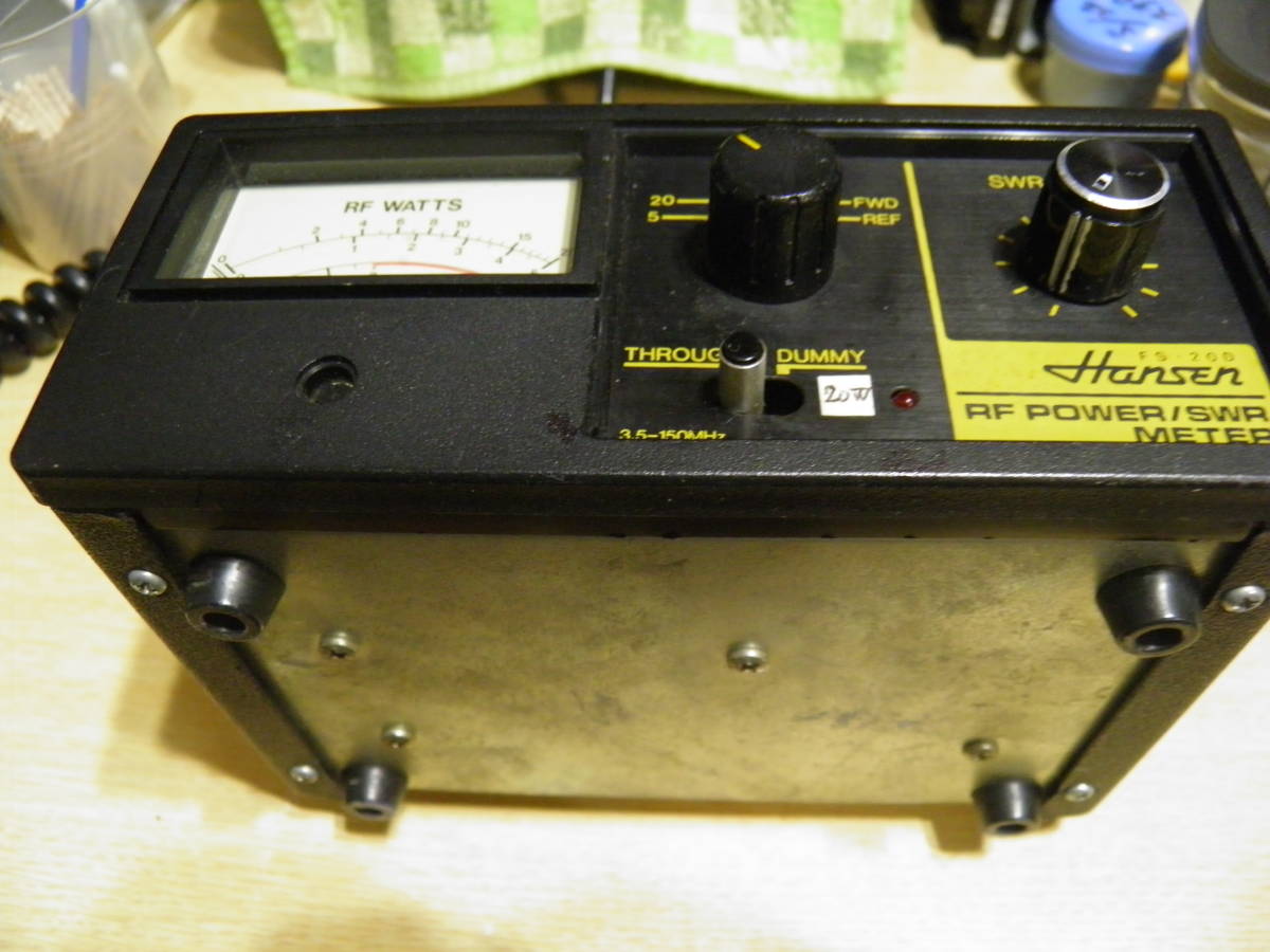 Hansen FSー200 RF POWER /SWR METER 3 5M－150MHZ ダミーロード付き(固定)｜売買されたオークション ...