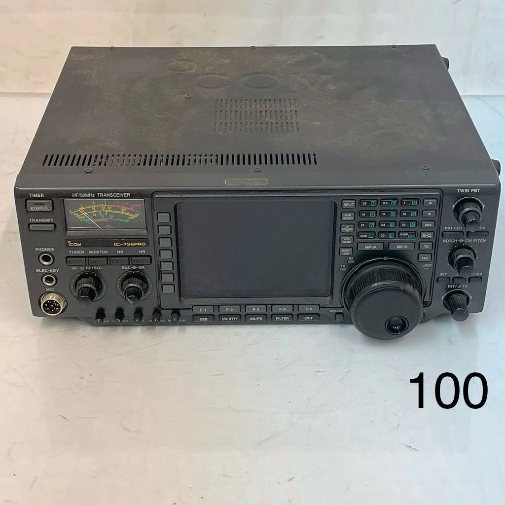 5SD 100 ICOM IC-756PRO アイコム オールモードトランシーバー レトロ 現状品 動作未確認(トランシーバー)｜売買された ...