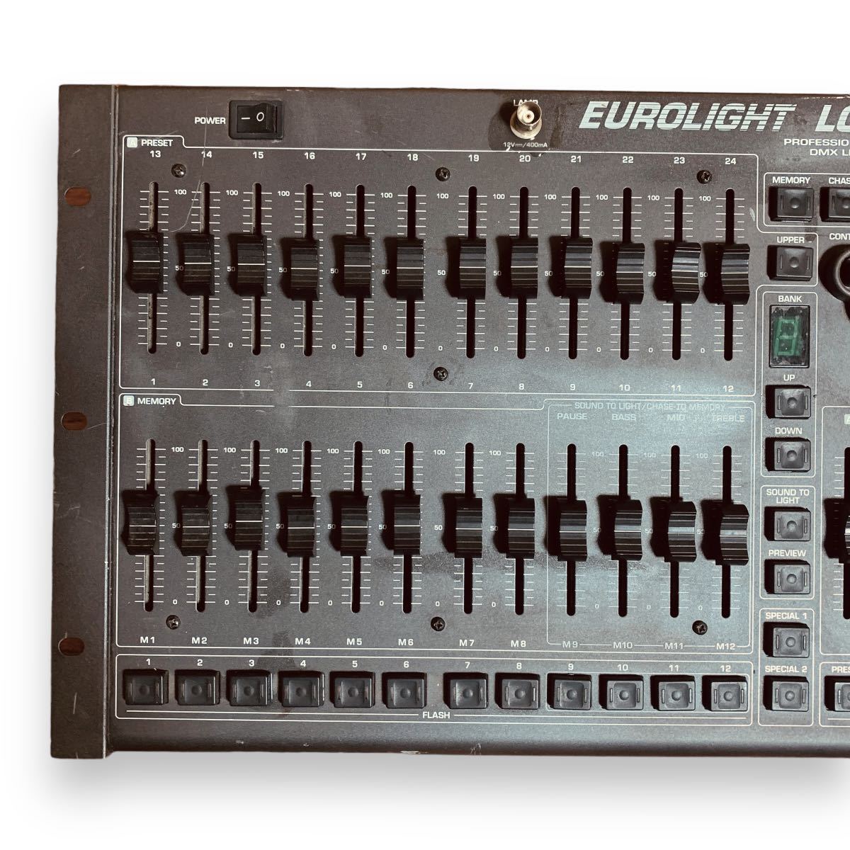 BEHRINGER EUROLIGHT LC2412 ベリンガー DMXコントローラー 調光卓 ライティングコンソール 24ch 24 ...