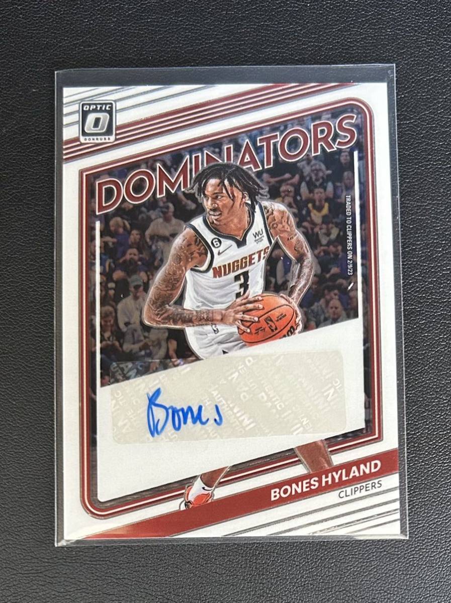 2022-23 Donruss Optic NBA Bones Hyland Clippers Auto 99枚限定 Dominators ...