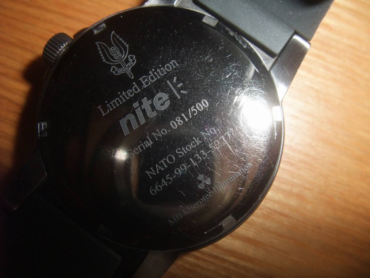 Nite MX10-301SF SAS限定ウォッチ 日本500本限定の英国軍式典記念モデル 英国特殊部隊(ヘルメット)｜売買されたオークション ...