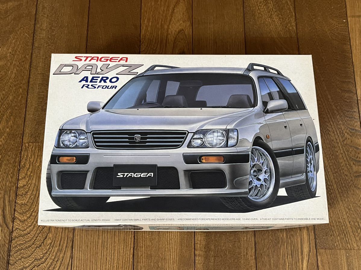 フジミ 1/24 NISSAN STAGEA DAYZ RS FOUR AERO ニッサン ステージア エアロ 未組 レア 絶版 FUJIMI ...