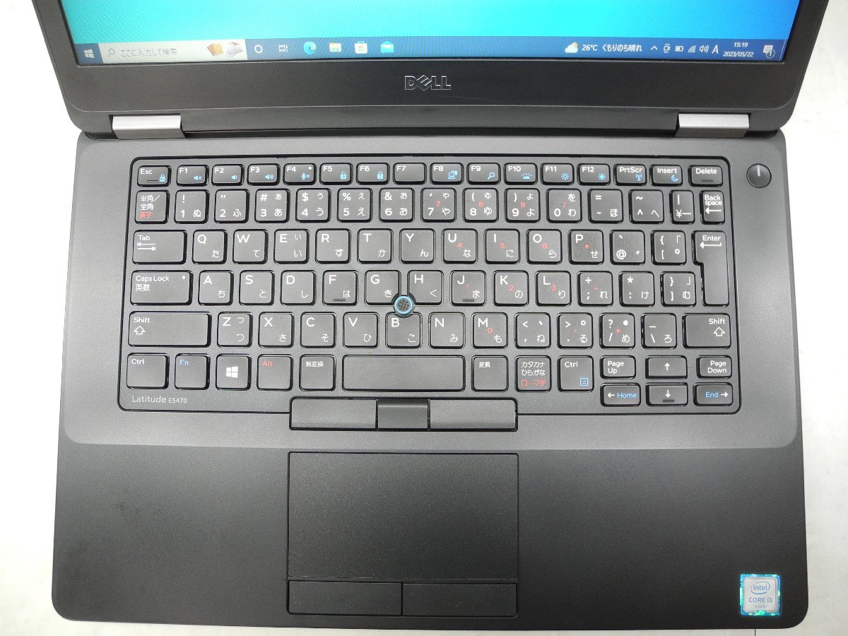 第6世代 DELL Latitude E5470 Core i3 2.30GHz/4GB/SSD256GB/無線/Bluetooth/カメラ ...