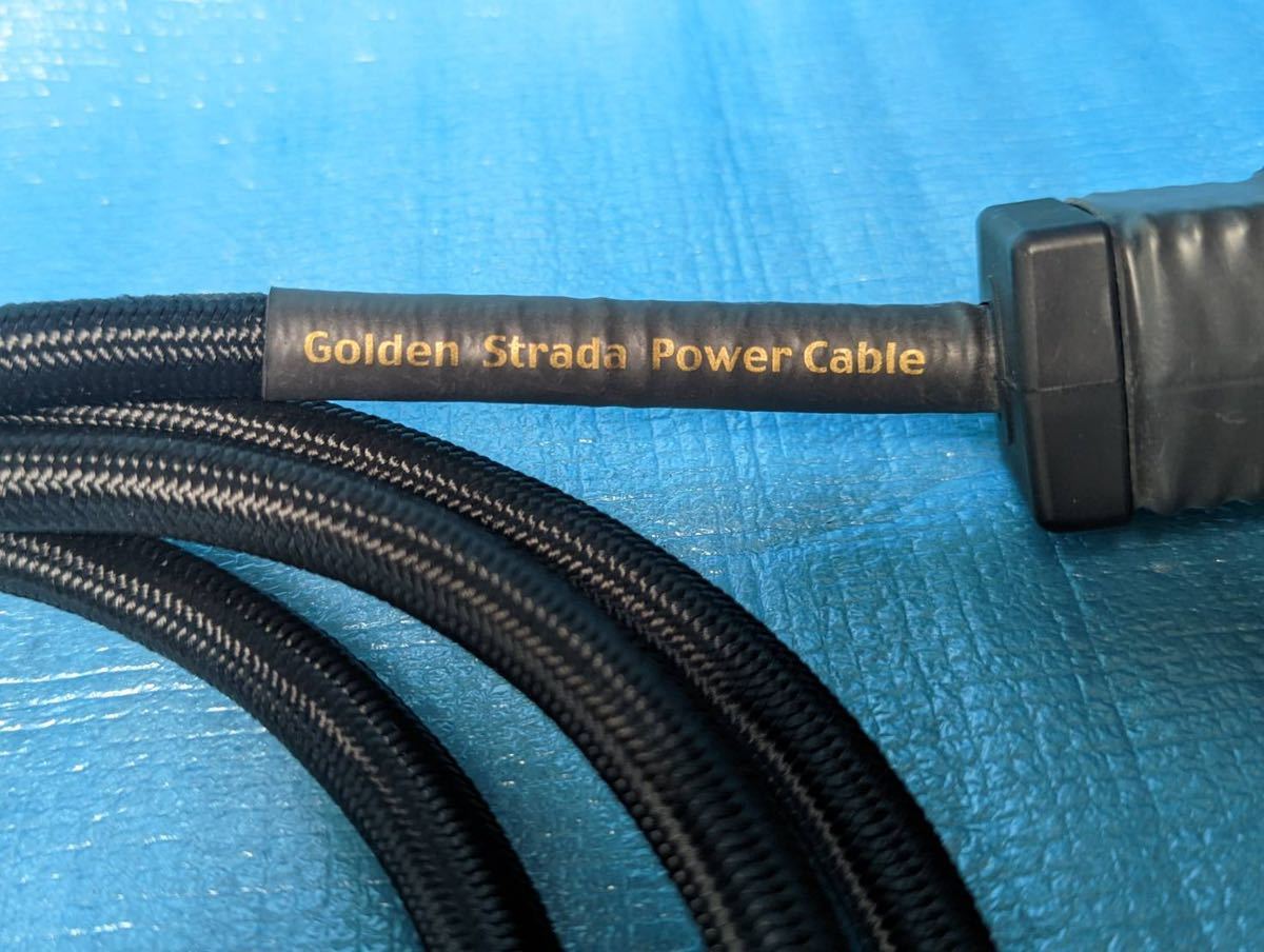 電源ケーブル3本 nanotec systems golden strada power cable 約1.7m music STRADA ...