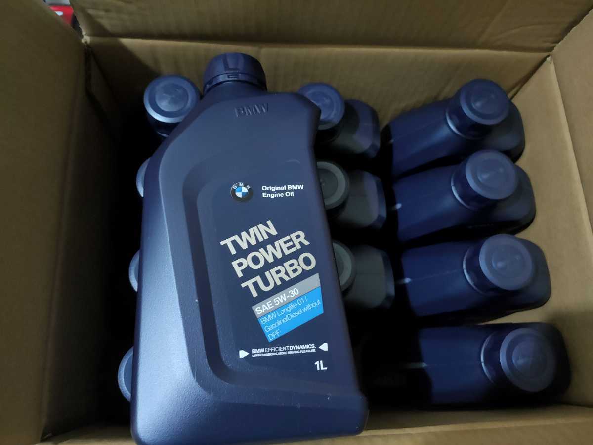 BMW MINI純正 正規品 ガソリンオイル 1L×12本入り 5W-30 LL01 TWINPOWER TURBO ツインパワーターボ ...