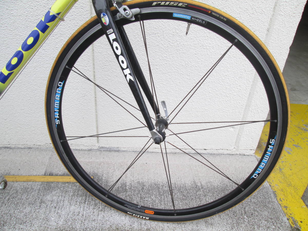 直接引き取り限定 東大阪市 LOOK KG271 フルカーボンフレーム SHIMANO ロードバイク おまけ専用シューズ付き ...