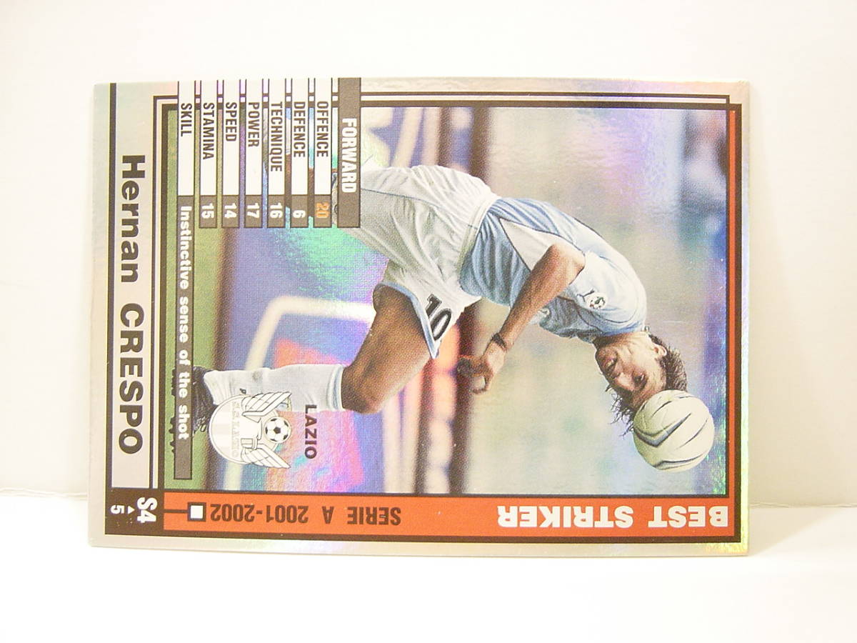 Panini WCCF 2001-2002 BS エルナン クレスポ Hernan Crespo 1975 Argentina SS ...