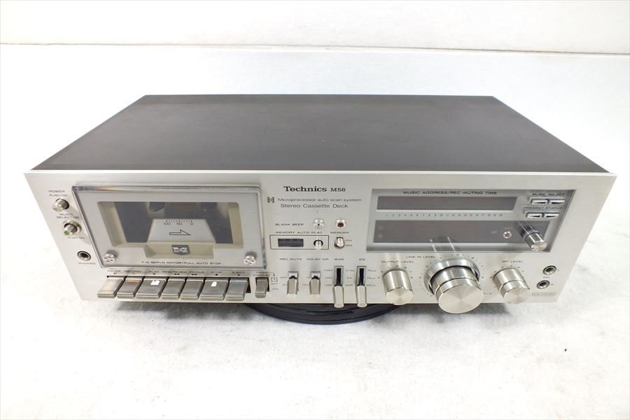 Technics テクニクス RS-M56 カセットデッキ 音出し確認済 現状品 230606J4213(テクニクス)｜売買されたオークション ...