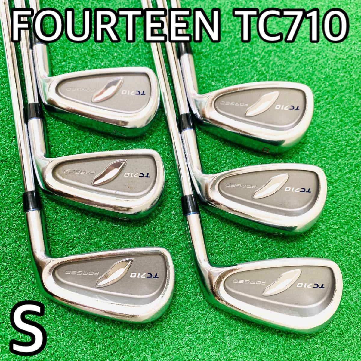 Y5310 FOURTEEN TC710 FORGED フォーティーン 右利き NS950GH フレックスS アイアン6本セット 匿名配送 ...