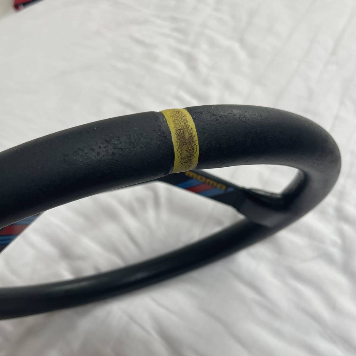 モモ MOMO MOD.02 ディープコーン ステアリング φ350 マルティニ MARTINI レーシング ランチア デルタ 当時物 ...