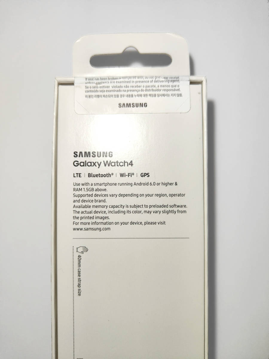 SAMSUNG Galaxy Watch4 LTE SM-R865 40mm シルバー 日本未発売 | Bluetooth | Wi-Fi ...