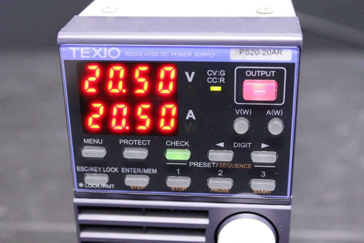 TEXIO PS20-20AR 定格出力保証 直流安定化電源 KENWOOD(その他)｜売買されたオークション情報、yahooの商品情報を ...