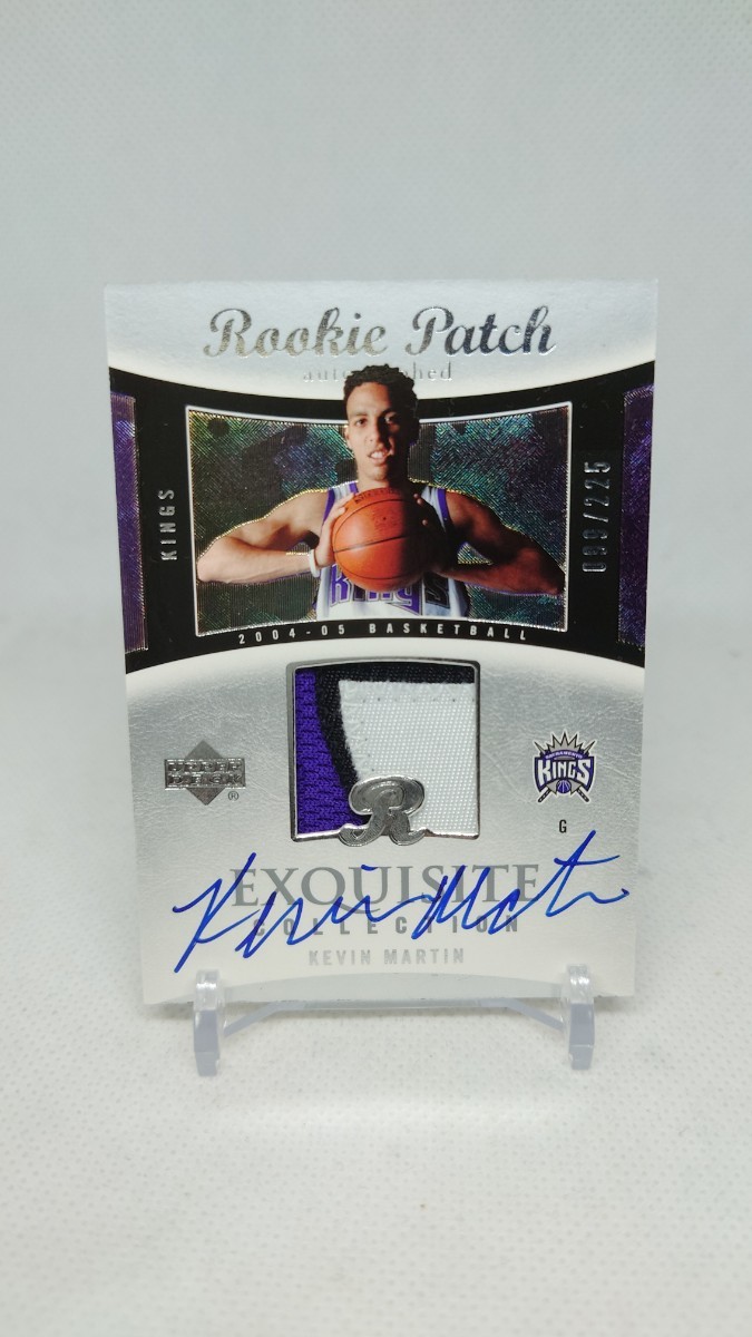 2004-05 UD Exquisite Collection Kevin Martin Rookie Patch Auto NBA ...