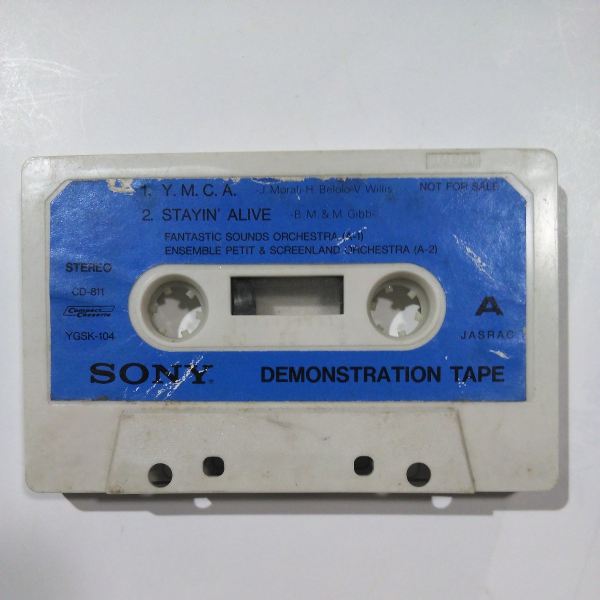 SONY DEMONSTRATION TAPE カセットテープ CD-811 デモンストレーションテープ(その他)｜売買されたオークション情報 ...